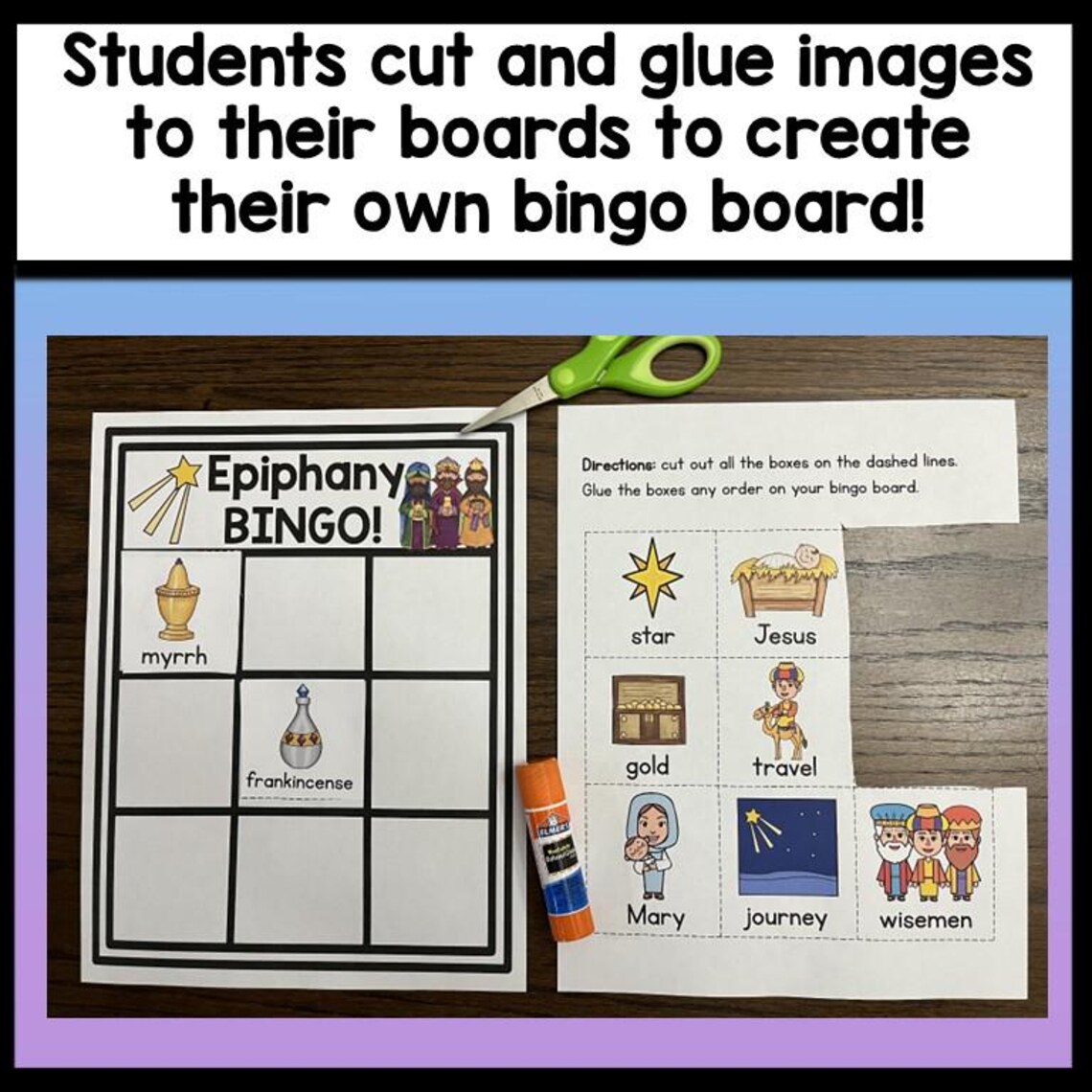 Epiphany Bingo {2 Bingo Boards - 3x3 and 4x4!} Religious Christmas ...