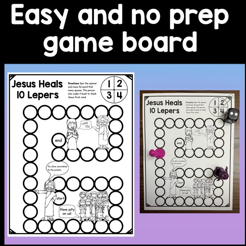 Jesus Heals 10 Lepers Activities {craft, Coloring Page, Storybook ...