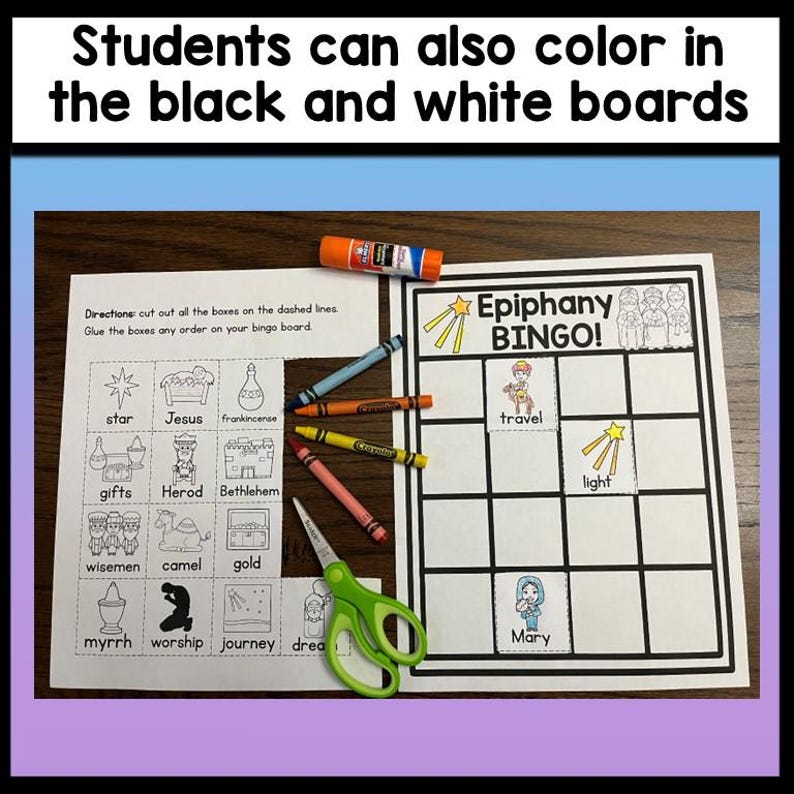 Epiphany Bingo {2 Bingo Boards - 3x3 and 4x4!} Religious Christmas ...