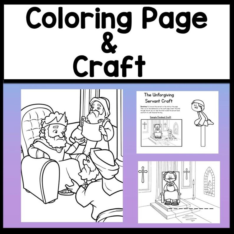 The Parable of the Unforgiving Servant {5 Activities!} Parables of ...