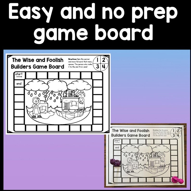 The Parable of the Wise and Foolish Builders Activities {craft ...