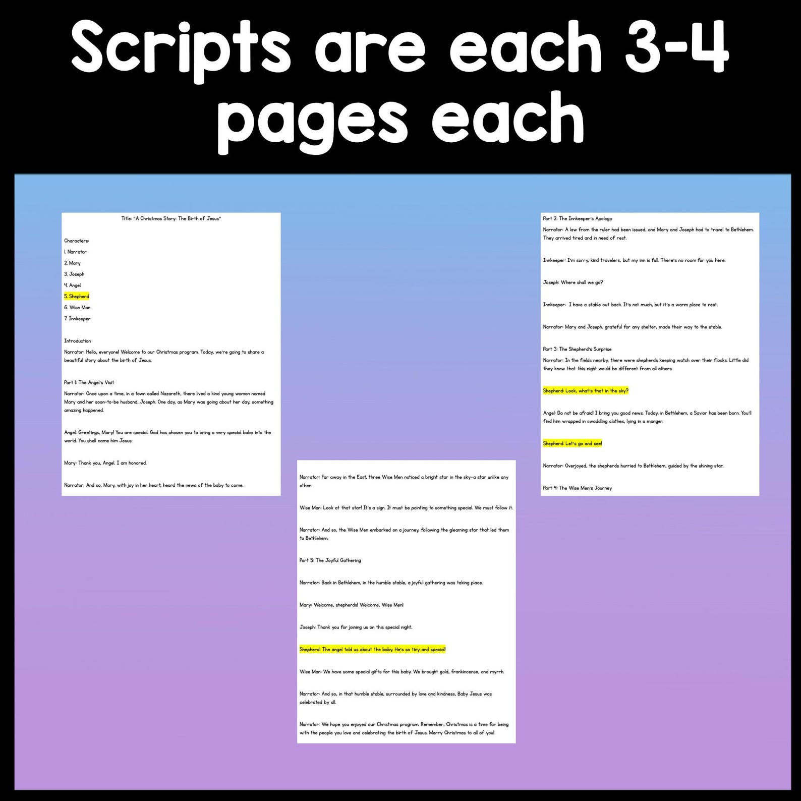 The Nativity Play for Kids {8 Plays for 5-12 Readers} Children's ...