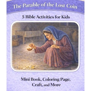 The Parable of the Lost Coin Activities {craft, Coloring Page, Story ...