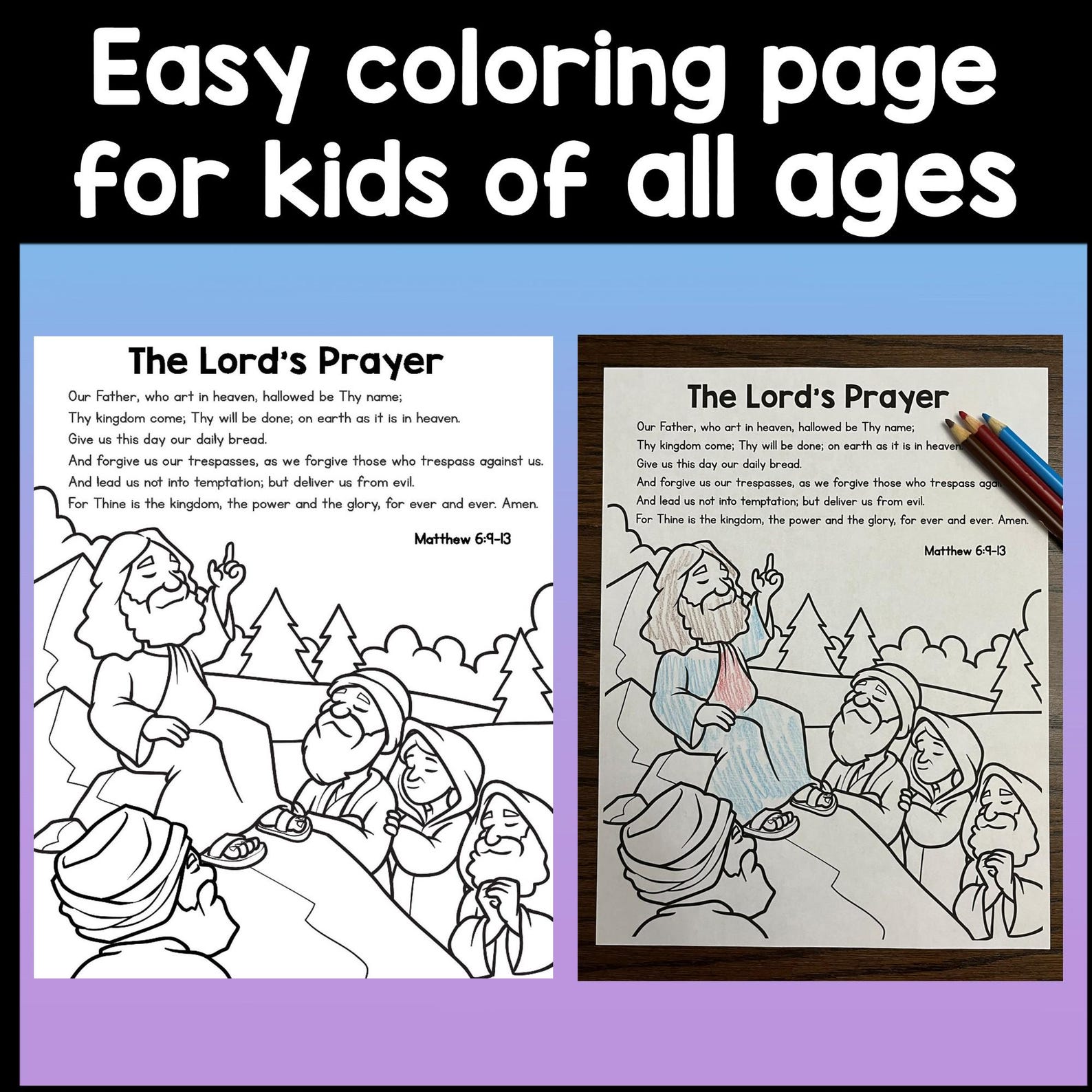 The Lords Prayer Activities {5 Activities!} Our Father Prayer ...