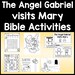 The Angel Gabriel Visits Mary Activities {craft, Coloring Page, Story ...