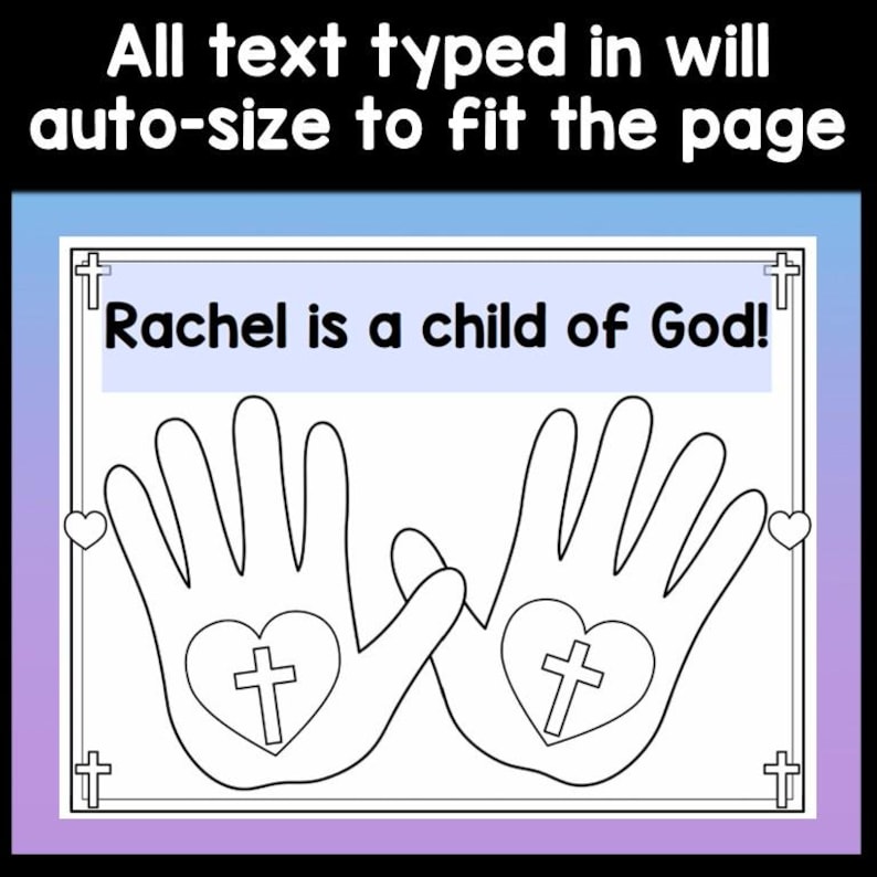 God Made Me Fingerprint Craft Editable Activity | Christian Handprint ...
