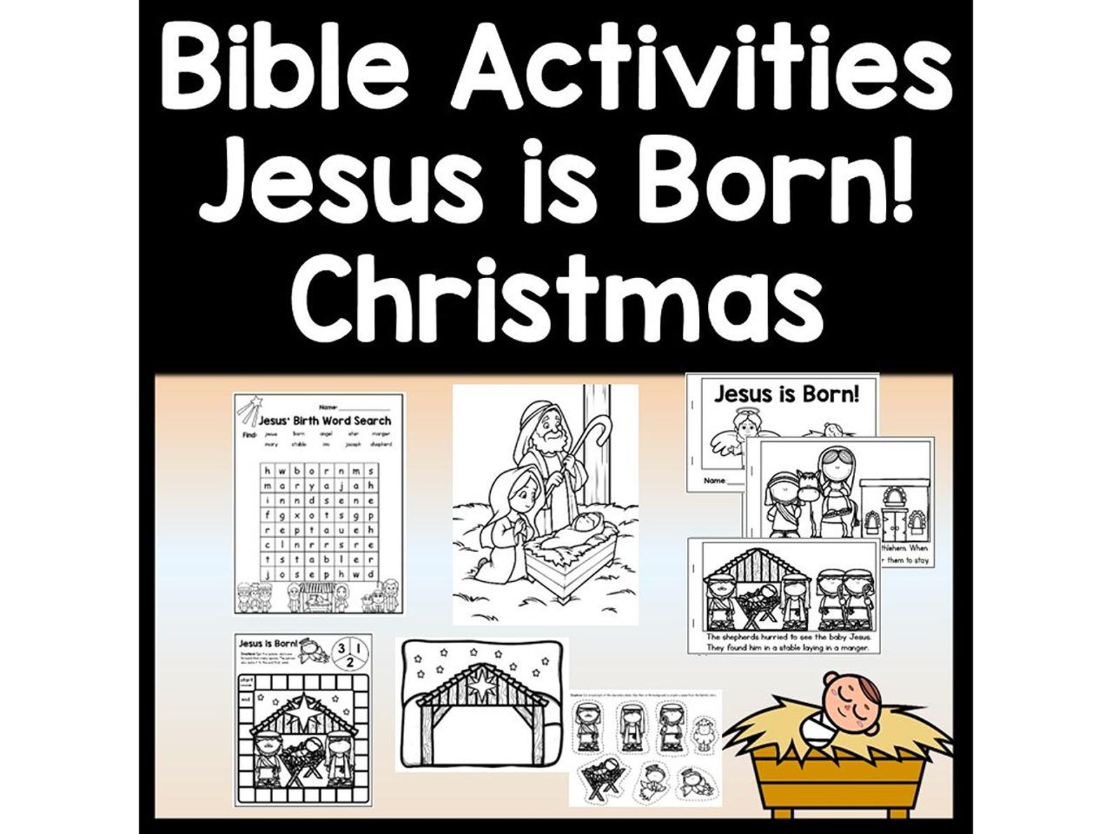 Birth of Jesus and Jesus is Born {5 Activities} {religious Christmas ...