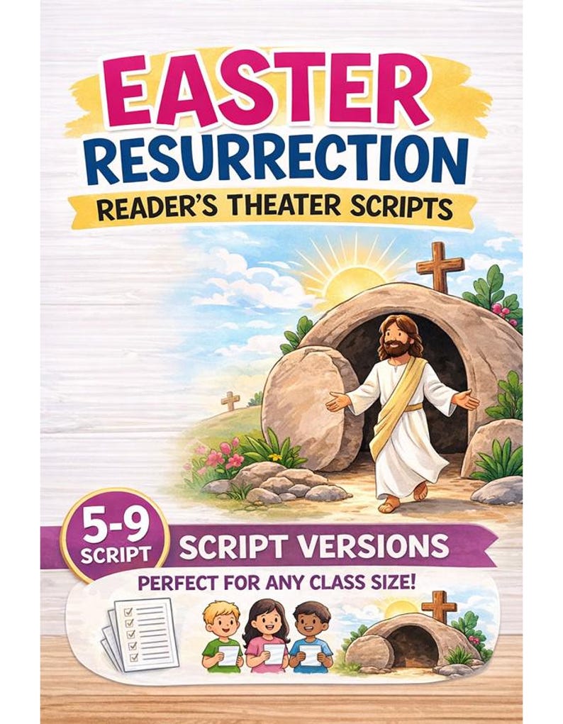 Easter Readers Theater Script | Christian Easter Play | Resurrection of ...