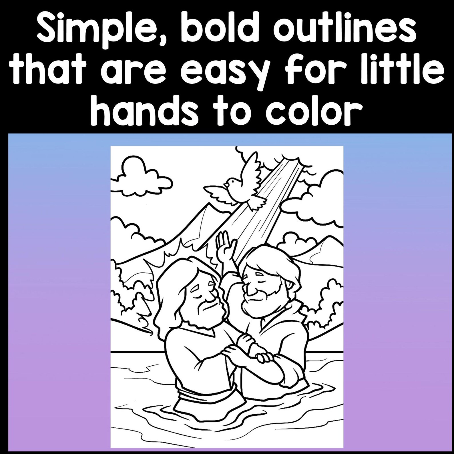 Jesus Calls His Disciples Coloring Page | Bible Coloring Page | Church ...