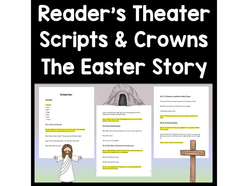Christian Easter Play 5 Plays for 5-9 Readers Religious Easter Readers ...