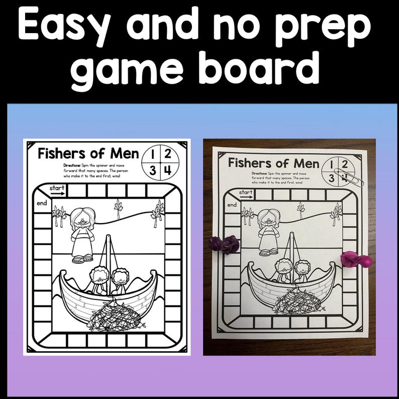 Jesus Calls His Fishers of Men Activities {craft, Coloring Page, Story ...