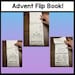 Advent Flip Book - 8 Pages! Easy Formatting and Assembly, Advent Craft ...