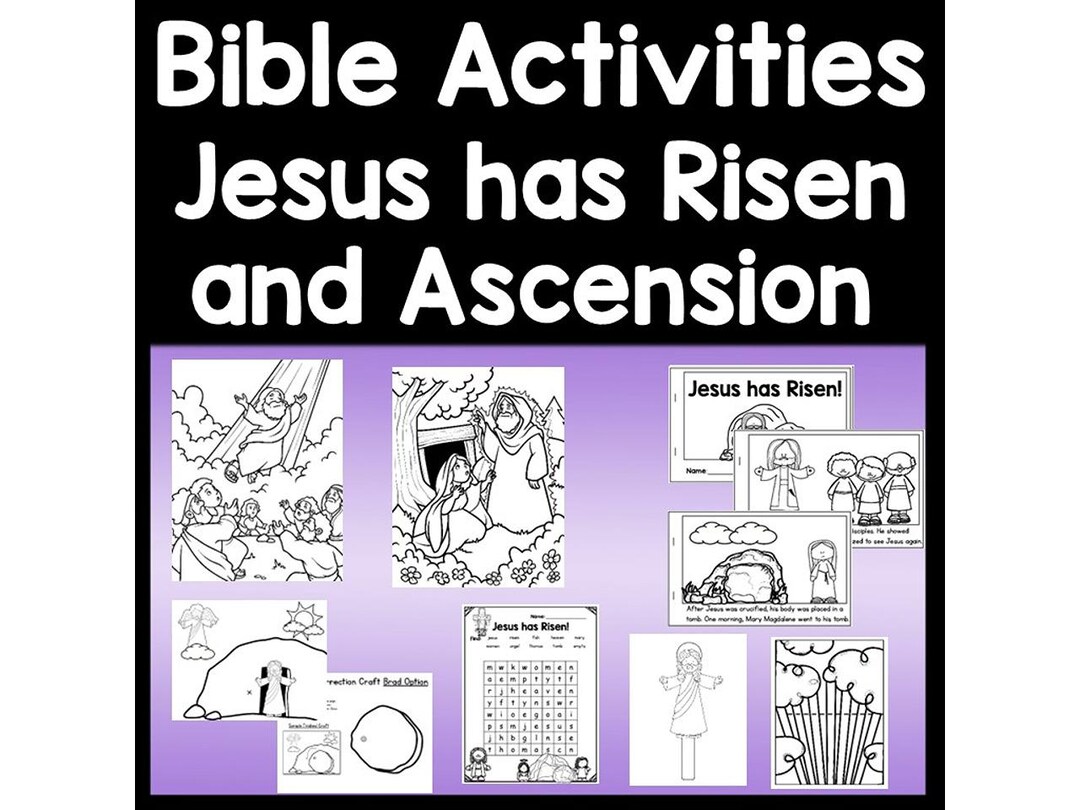Jesus is Risen Easter Craft and 5 Activities! | Jesus Appears to His ...