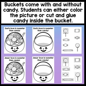 Halloween Christian Craft - Editable! {god/jesus is Sweeter Than Candy ...