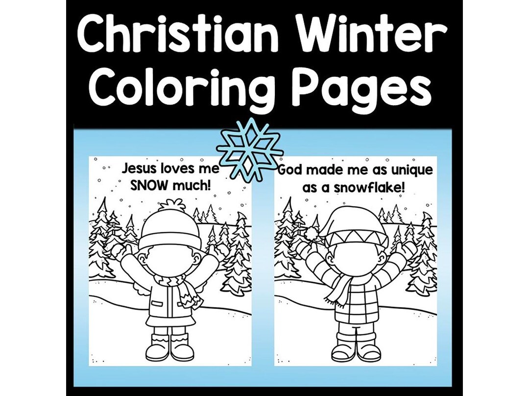 Sunday School Craft Snow for Kids- Editable! Winter Printable Craft ...
