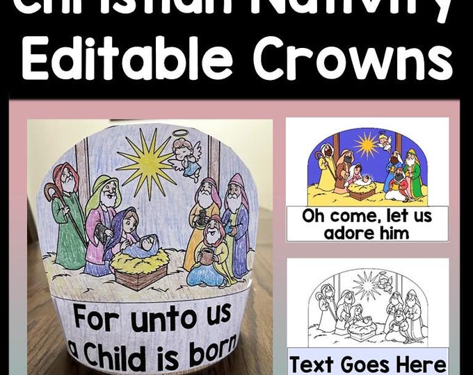 Nativity Poems for Kids {6 Easy to Read Poems in Color and B/W ...