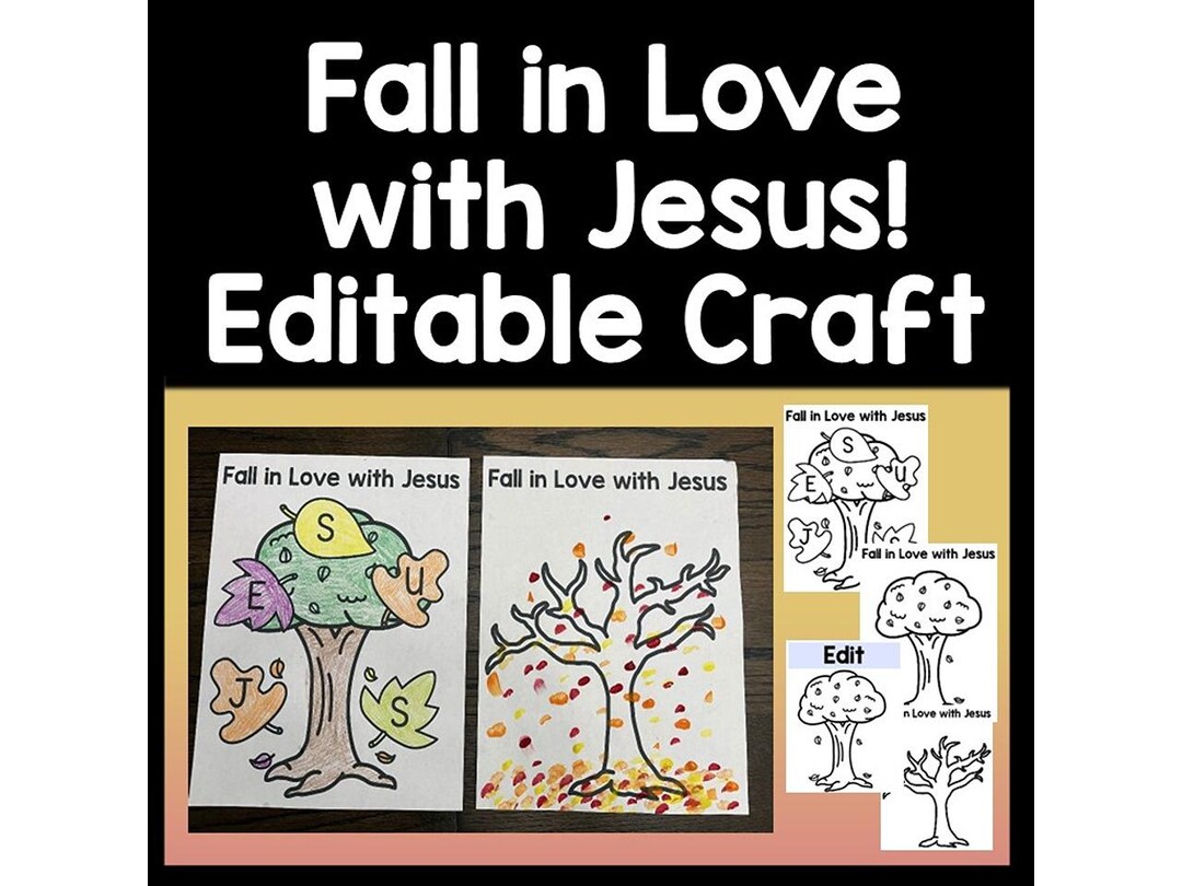 Christian Fall Craft {editable!} Fall Religious Craft, Christian ...