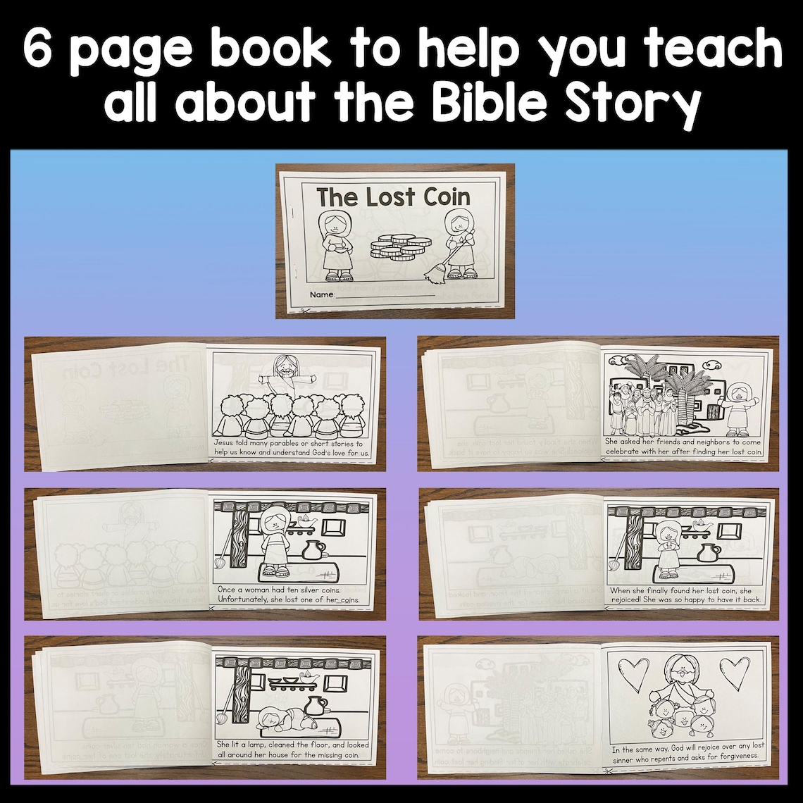 The Parable of the Lost Coin Activities {craft, Coloring Page, Story ...