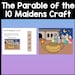 Parable of the 10 Maidens Craft {color and B/W} Sunday School Lesson ...