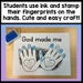 God Made Me Fingerprint Craft Editable Activity | Sunday School Craft ...
