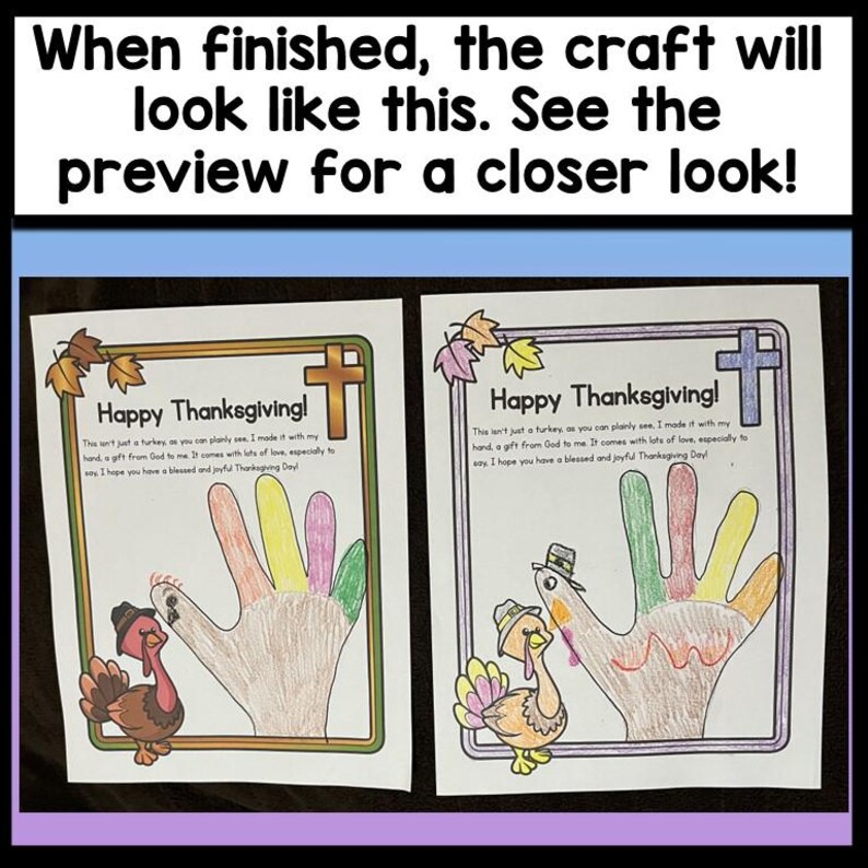 Christian Thanksgiving Craft, Thanksgiving Handprint Poem, Thanksgiving ...