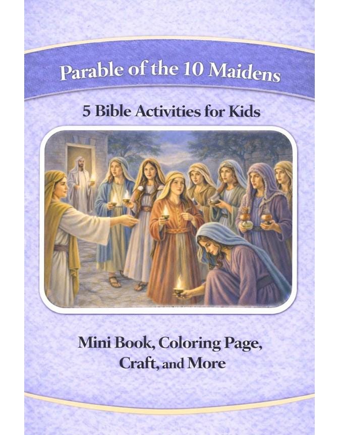 The Parable of the 10 Maidens or Virgins Activities! {craft, Coloring ...