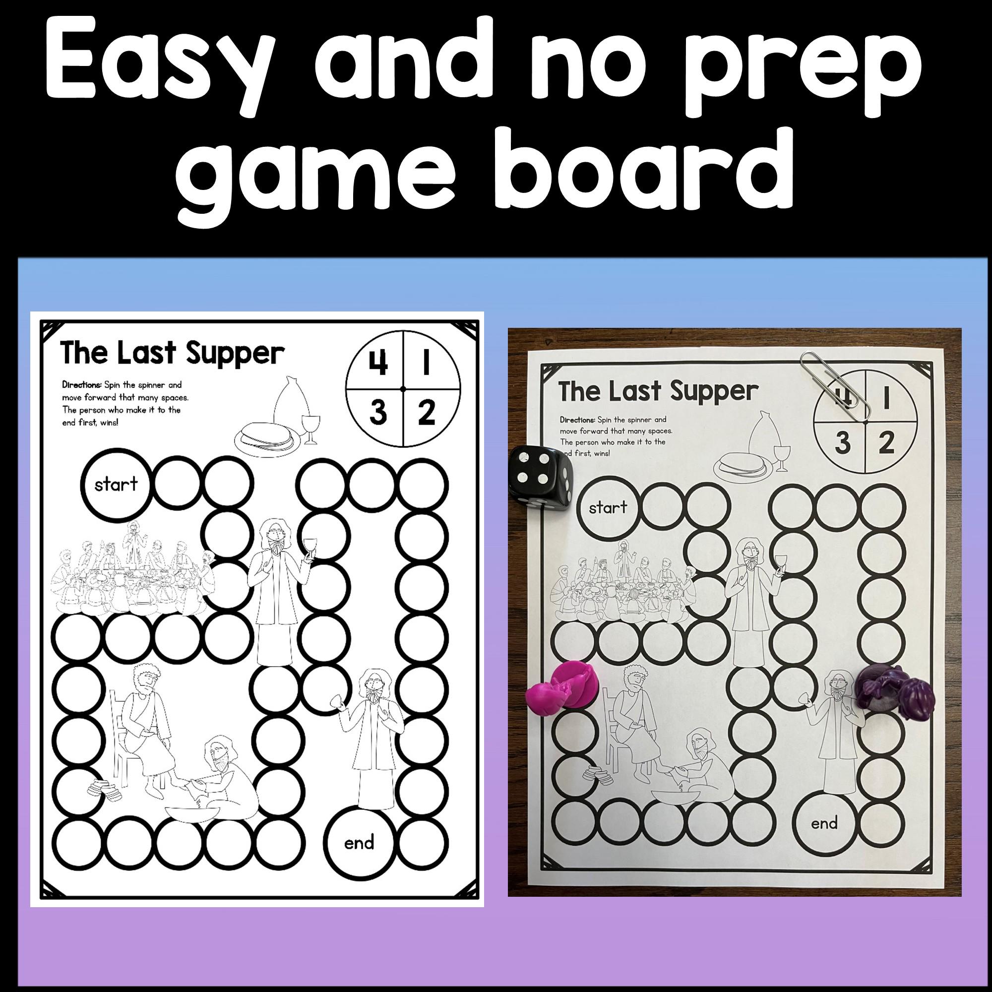 Jesus and the Last Supper Activities {craft, Coloring Page, Story Book ...