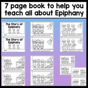 Epiphany Activities {book, Craft, Word Search, Coloring Page, Game ...