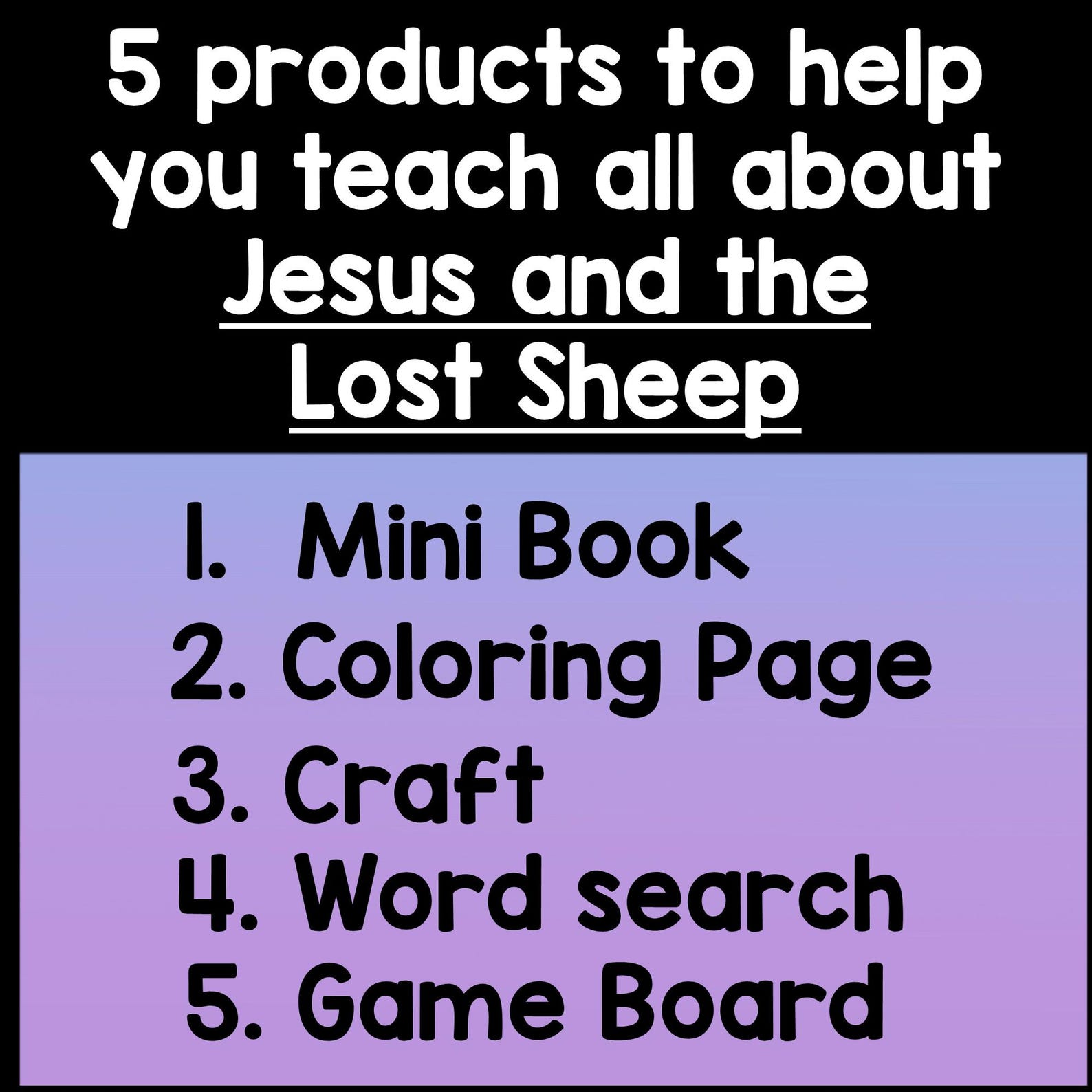 Jesus and the Lost Sheep Activities {craft, Coloring Page, Story Book ...