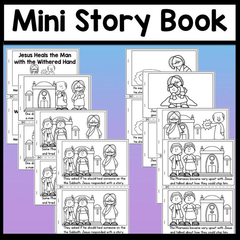 Jesus Heals the Man With the Withered Hand {5 Activities!} {miracles of ...