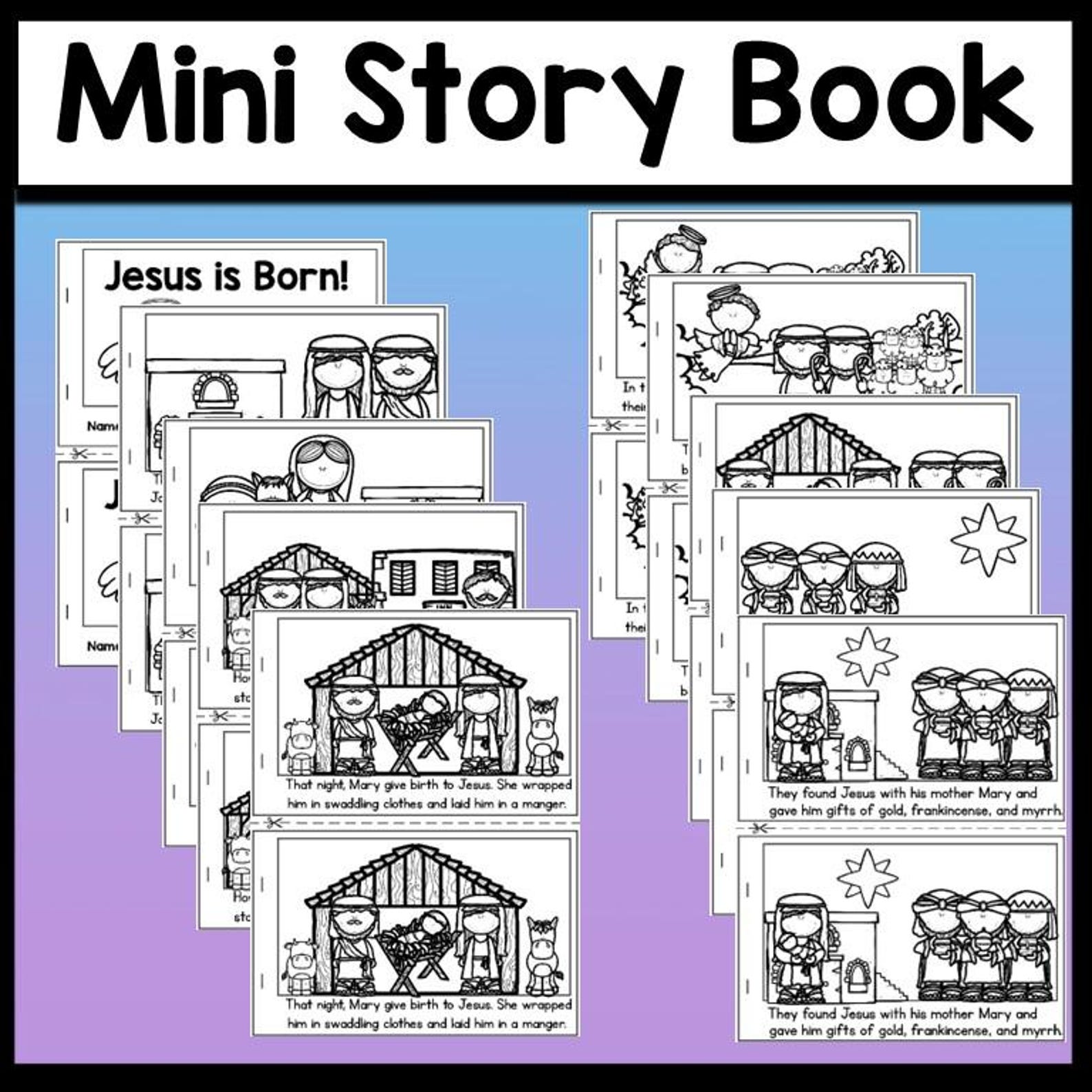 Birth of Jesus and Jesus is Born {5 Activities} {religious Christmas ...