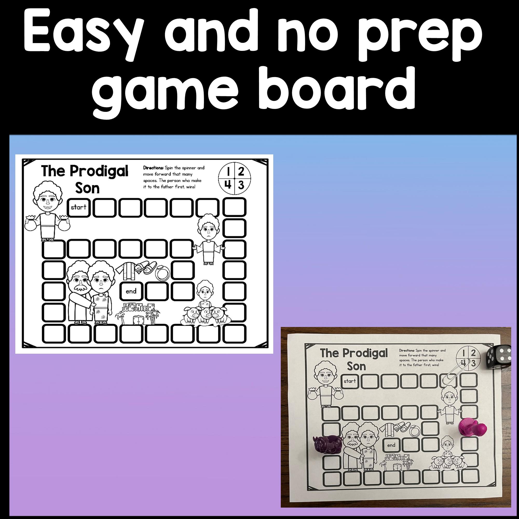 The Parable of the Prodigal Son Returning Activities for Kids {coloring ...