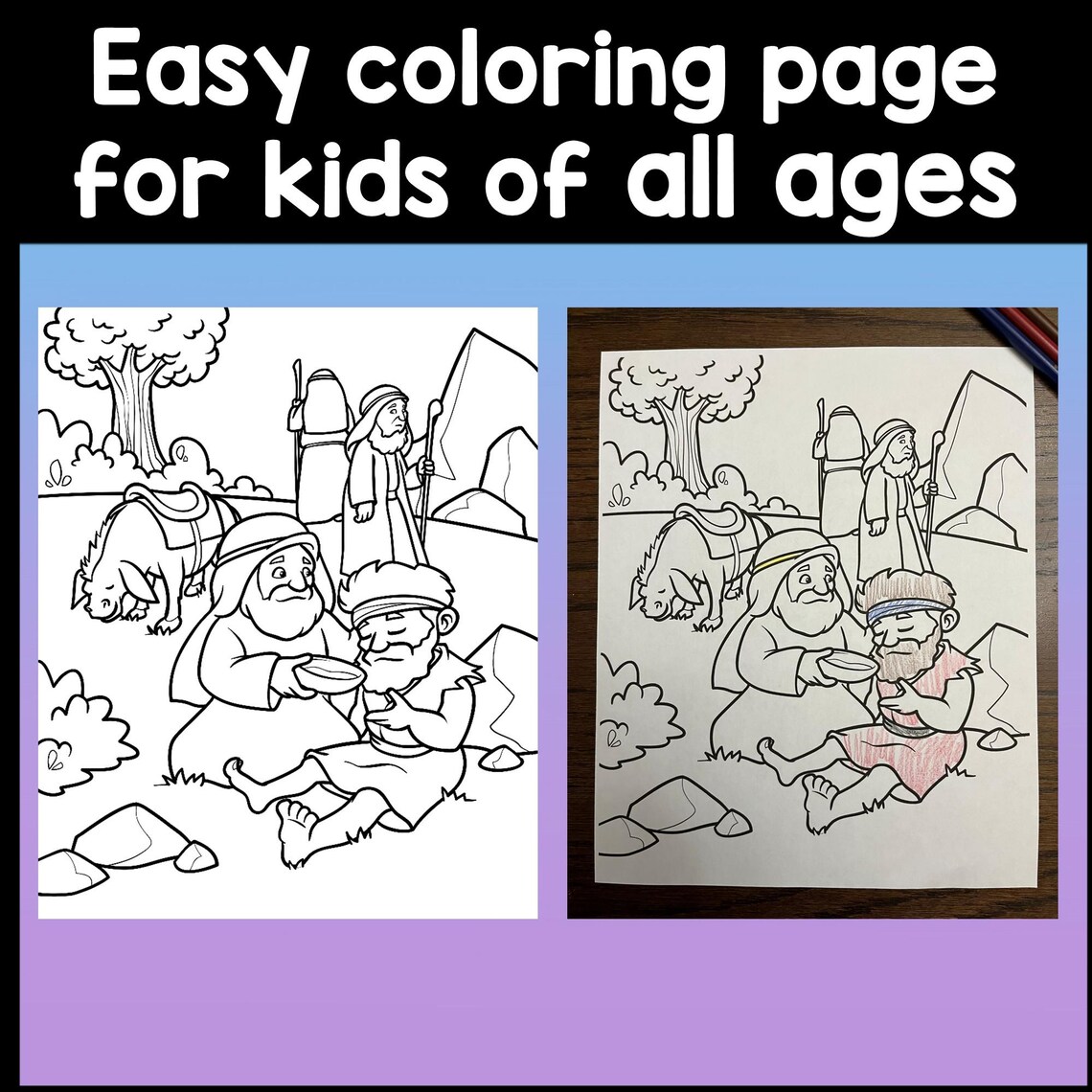 The Good Samaritan Activities {craft, Coloring Page, Storybook ...