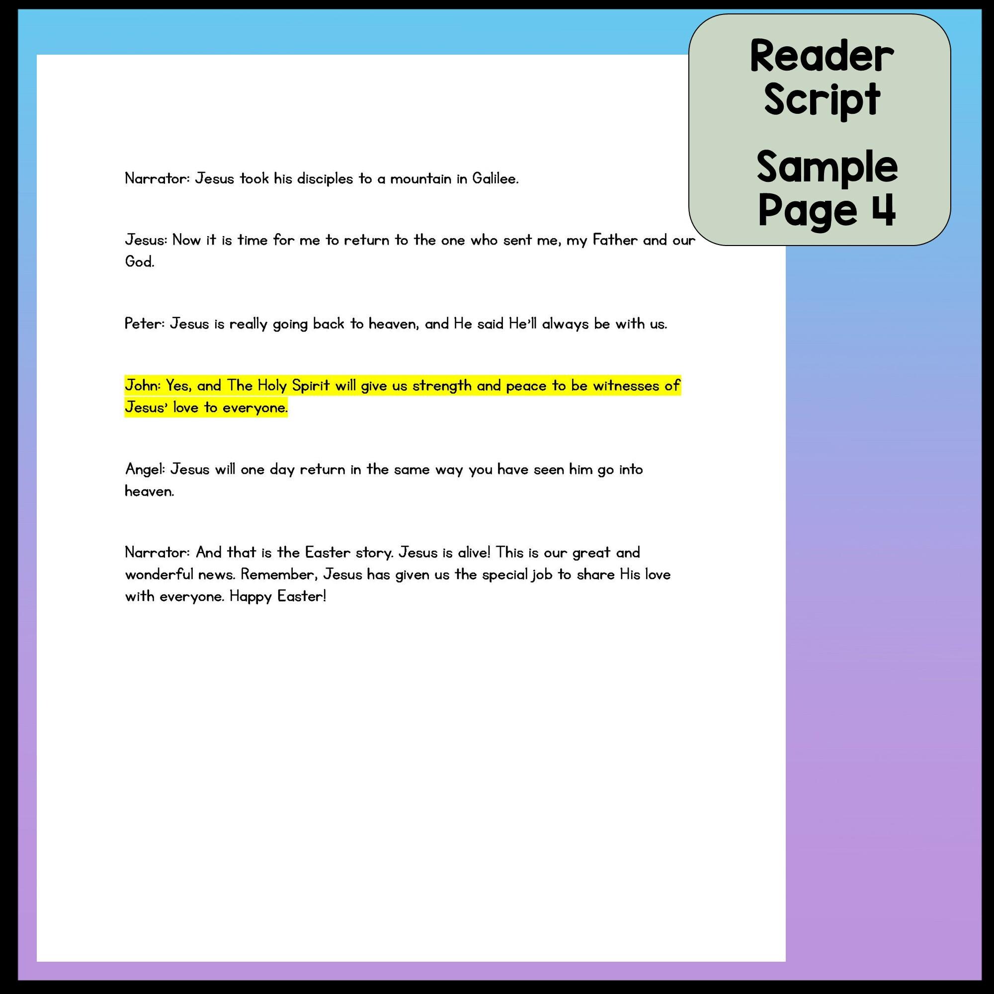 Christian Easter Play {5 Plays for 5-9 Readers} Religious Easter ...