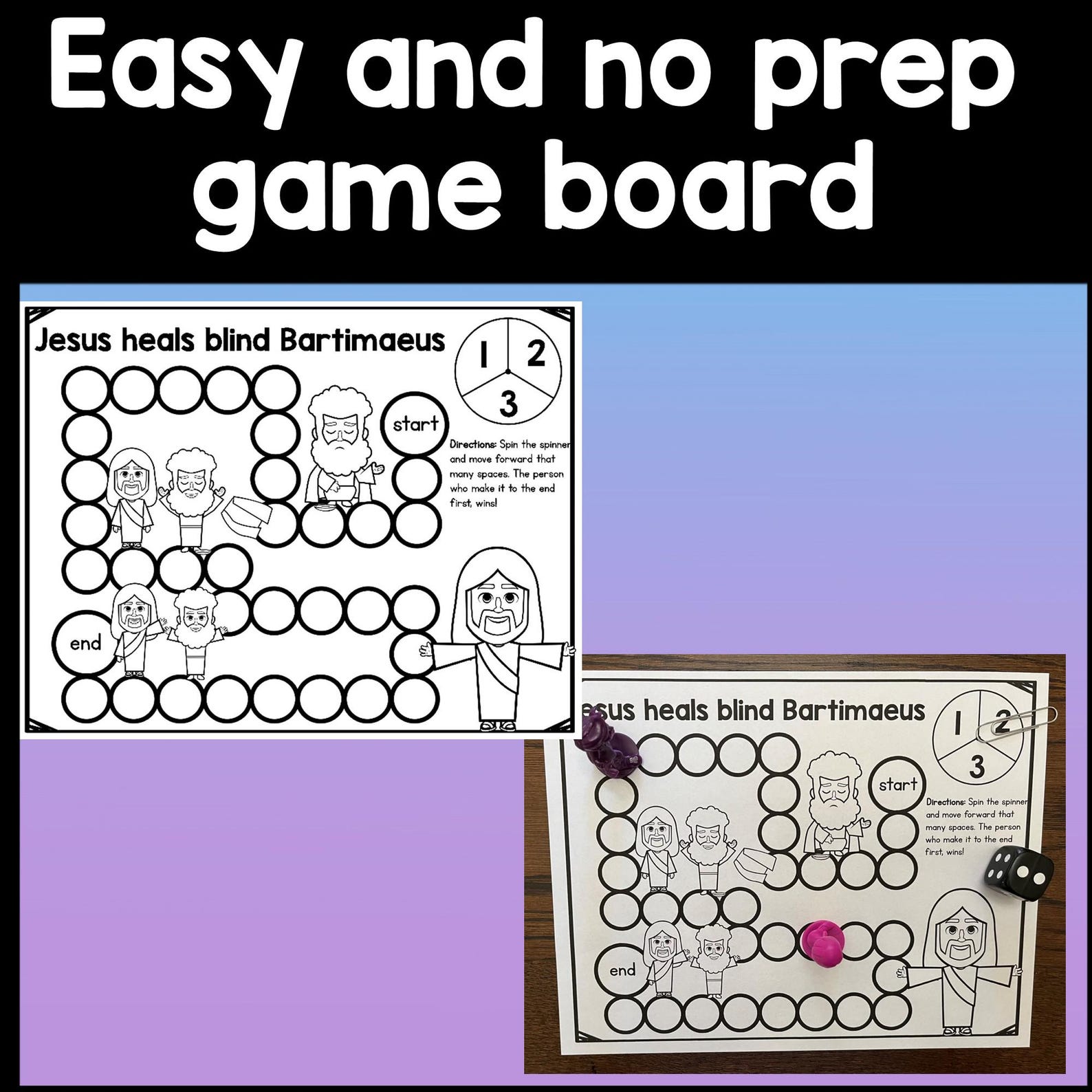 Jesus Heals Blind Bartimaeus Activities {craft, Coloring Page ...