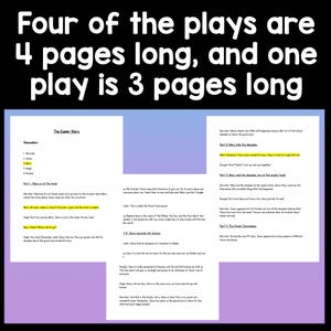 Christian Easter Play {5 Plays for 5-9 Readers} Religious Easter ...