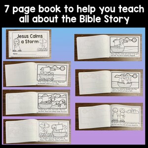 Jesus Calms the Storm Activities {craft, Coloring Page, Storybook ...