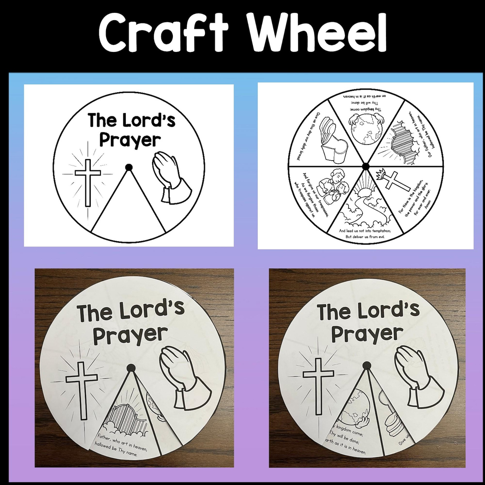 The Lords Prayer Activities {5 Activities!} Our Father Prayer ...