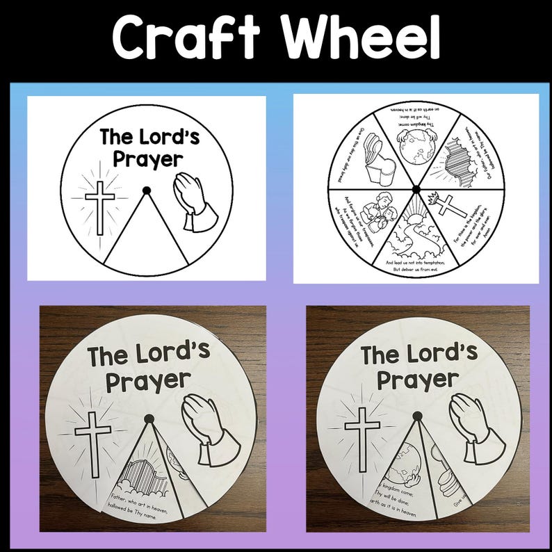 The Lords Prayer Activities {5 Activities!} Our Father Prayer ...