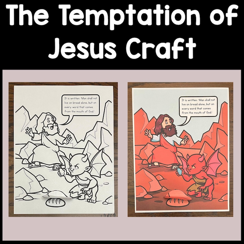 Jesus is Tempted Crafts - Etsy