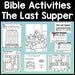 Jesus and the Last Supper Activities {craft, Coloring Page, Story Book ...