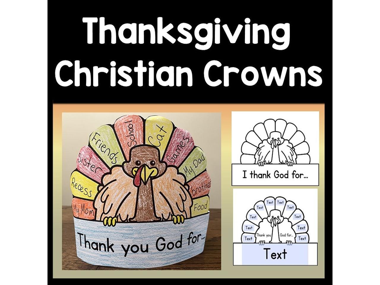 Christian Thanksgiving Craft |thanksgiving Printable Craft | Kids ...