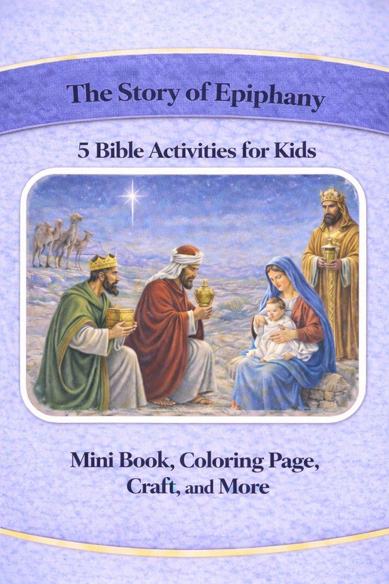 Epiphany Activities {book, Craft, Word Search, Coloring Page, Game ...