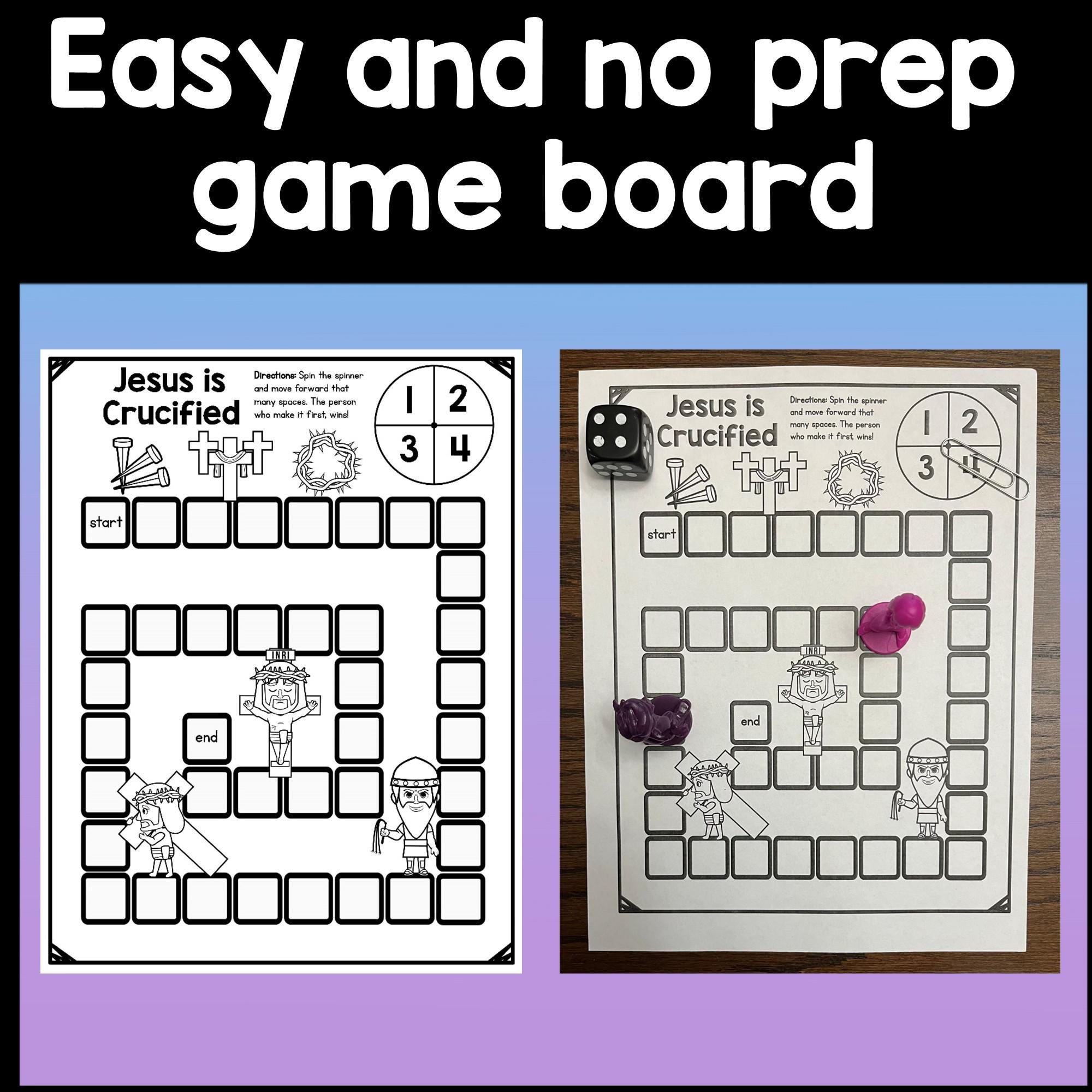 Jesus is Crucified Activities + Craft & Coloring Page! | Crucifixion of ...