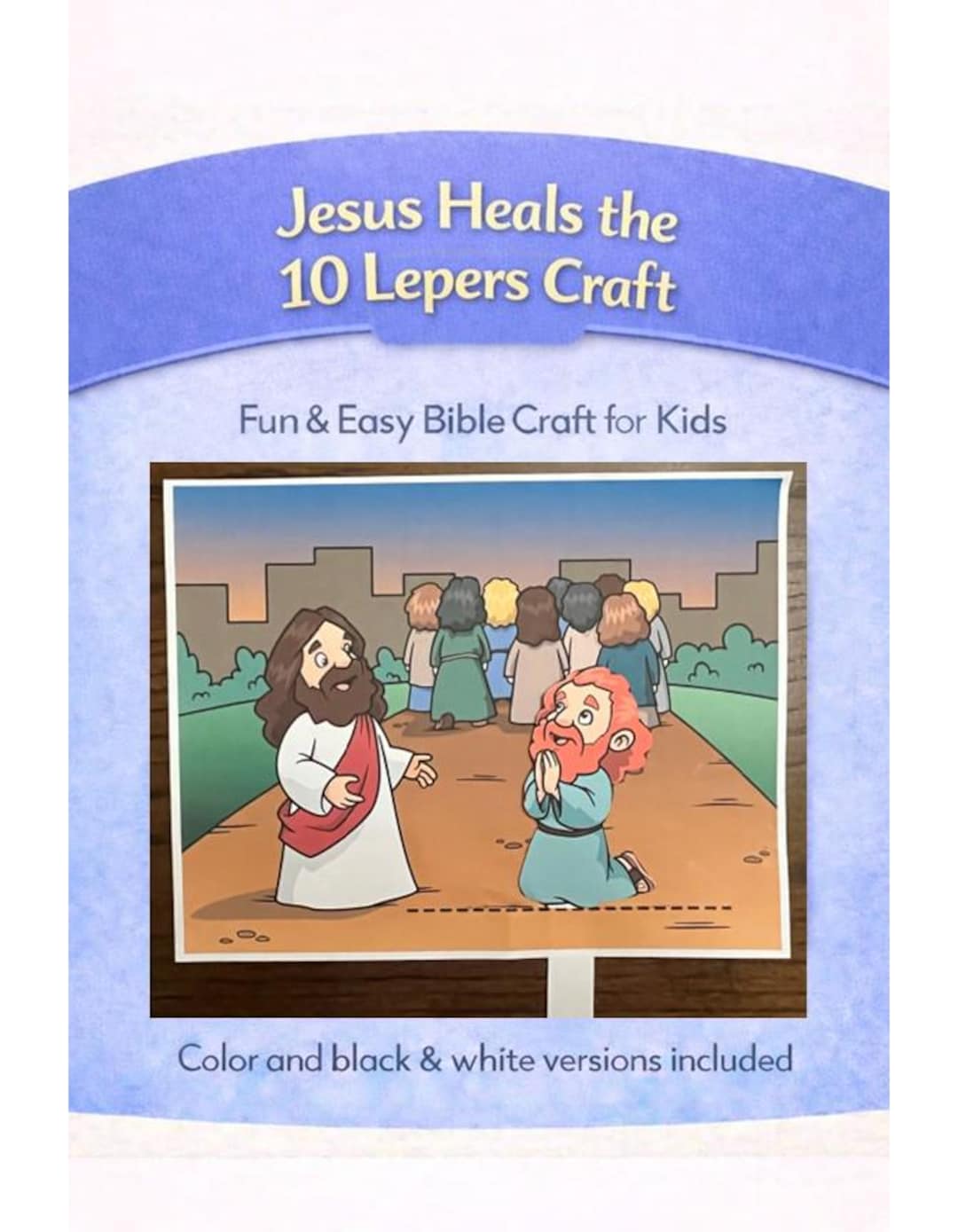 Manualidad para niños: Jesús sana a los 10 leprosos / Manualidad ...