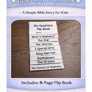 Epiphany Flip Book - 8 Pages! Easy Formatting & Assembly {epiphany ...