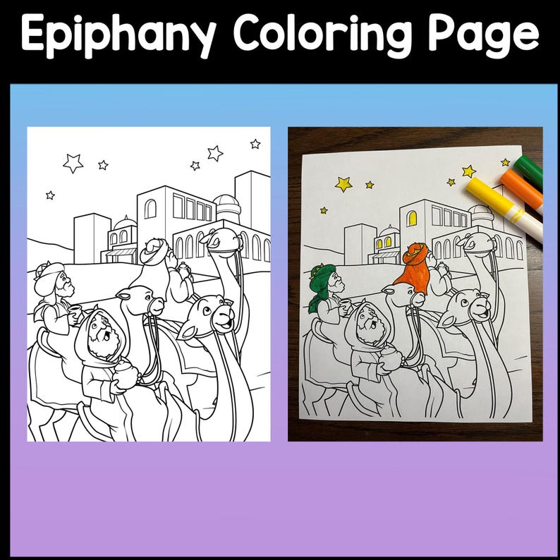 Epiphany Activities {book, Craft, Word Search, Coloring Page, Game ...