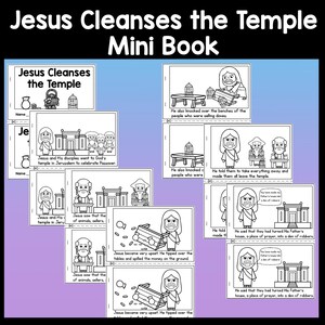 Jesus Cleanses the Temple Activities! {coloring Page, Craft, Storybook ...