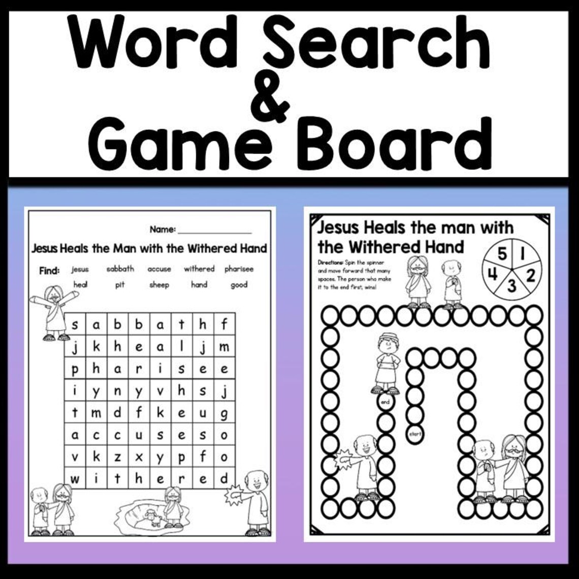 Jesus Heals the Man With the Withered Hand {5 Activities!} {miracles of Jesus} - Jesus Coloring ...