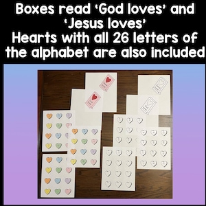 Christian Valentine's Day Sunday School Craft {editable} Religious ...
